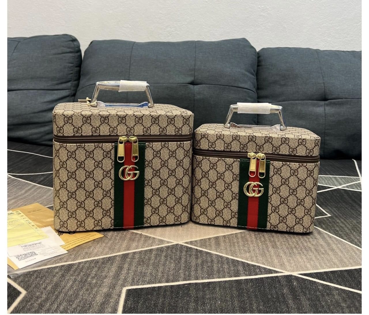 Gucci Cosmetic Case Set - GlamGems Boutique