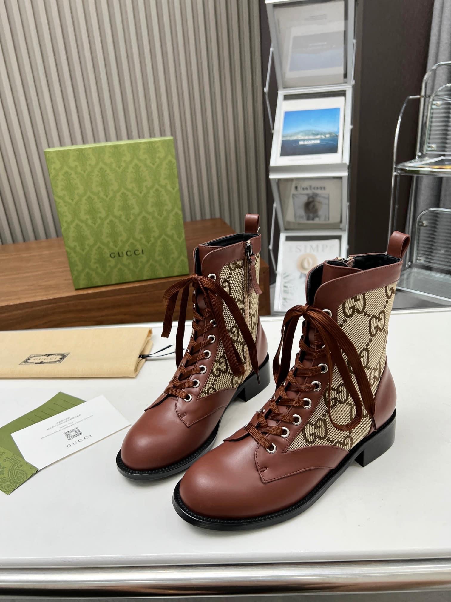 Gucci Work Boot - GlamGems Boutique